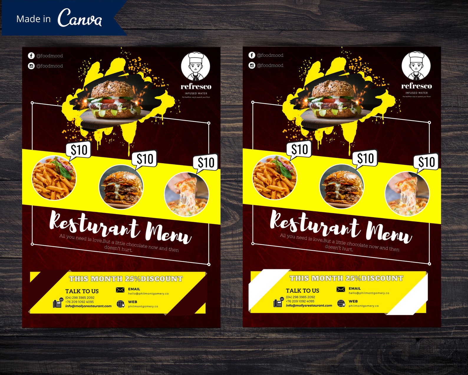 Editable Food Menu Template Food Menu Template Food Menu Restaurant