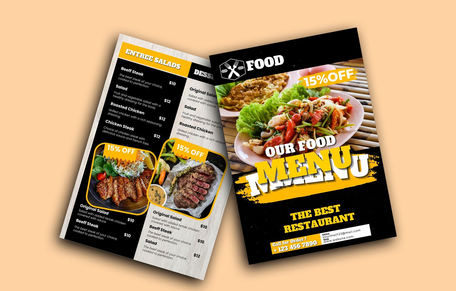 Canva Food Menu Price List Template,editable Template Price List ...