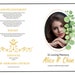 Editable Memorial Service Template, Funeral Program Template, Floral ...