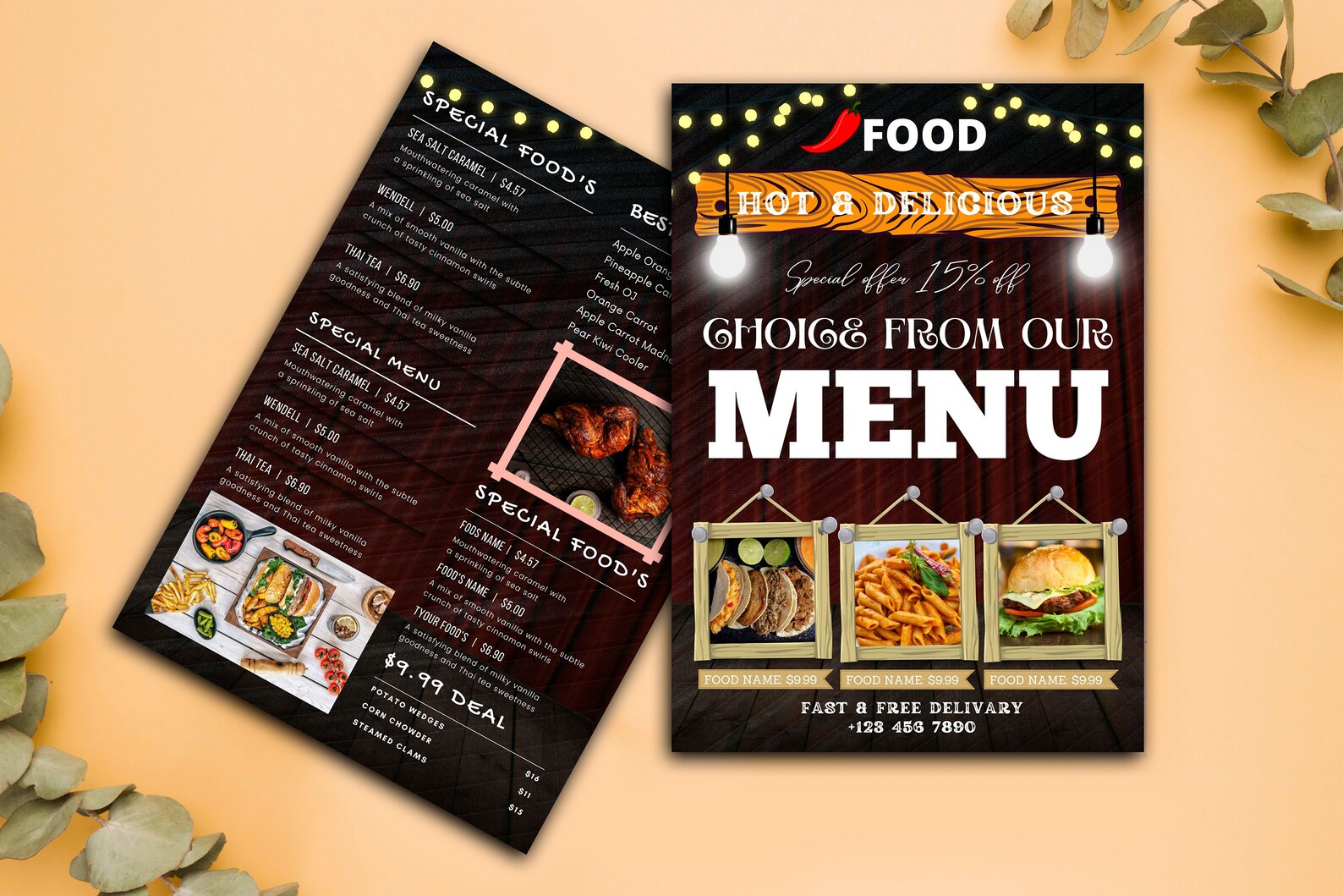 Canva Food Menu Template,diy Bar Menu Template ,bar Menu Templates ...