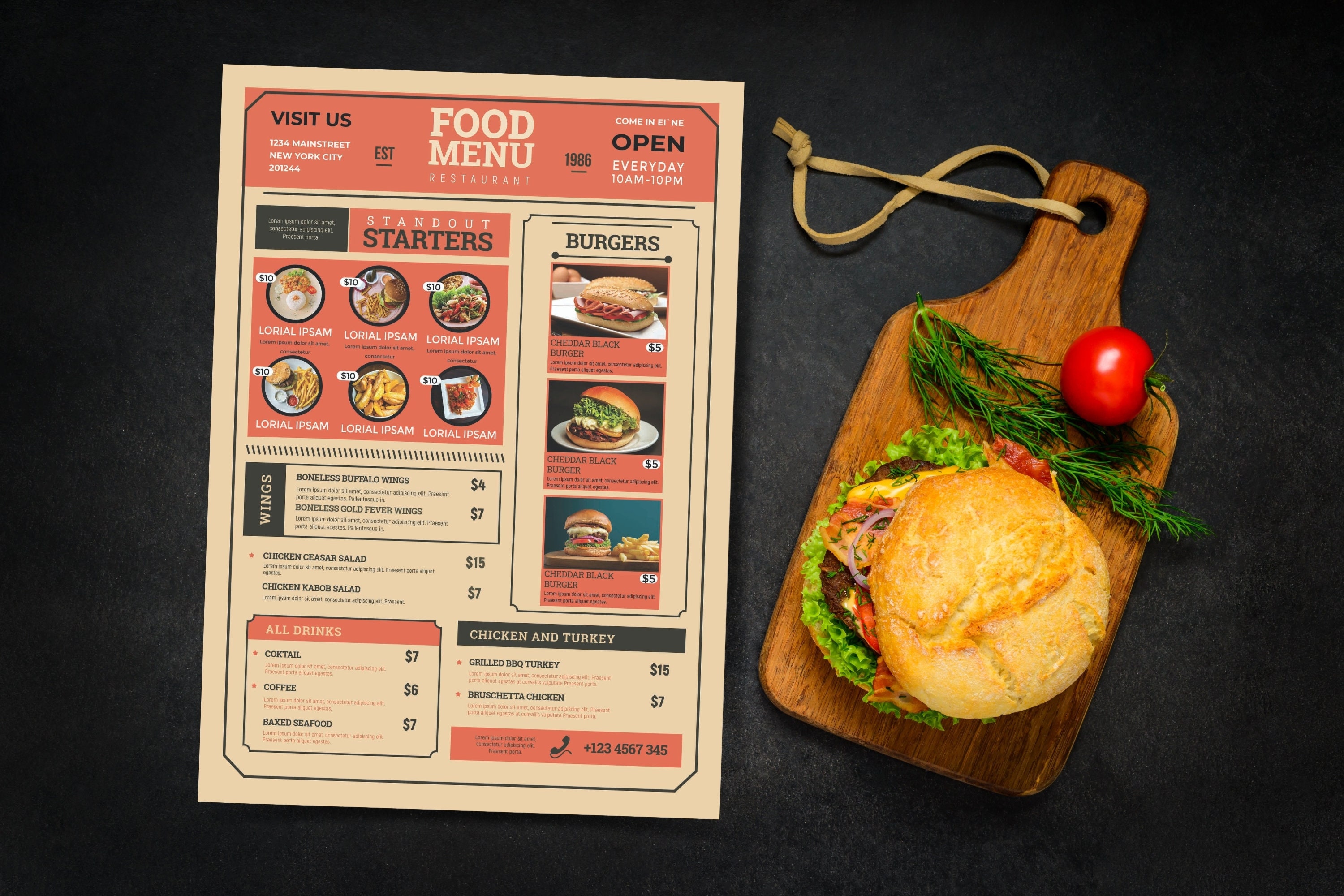 Food Menu,food Menu Template,restaurant Menu,bar Menu,food Truck ...