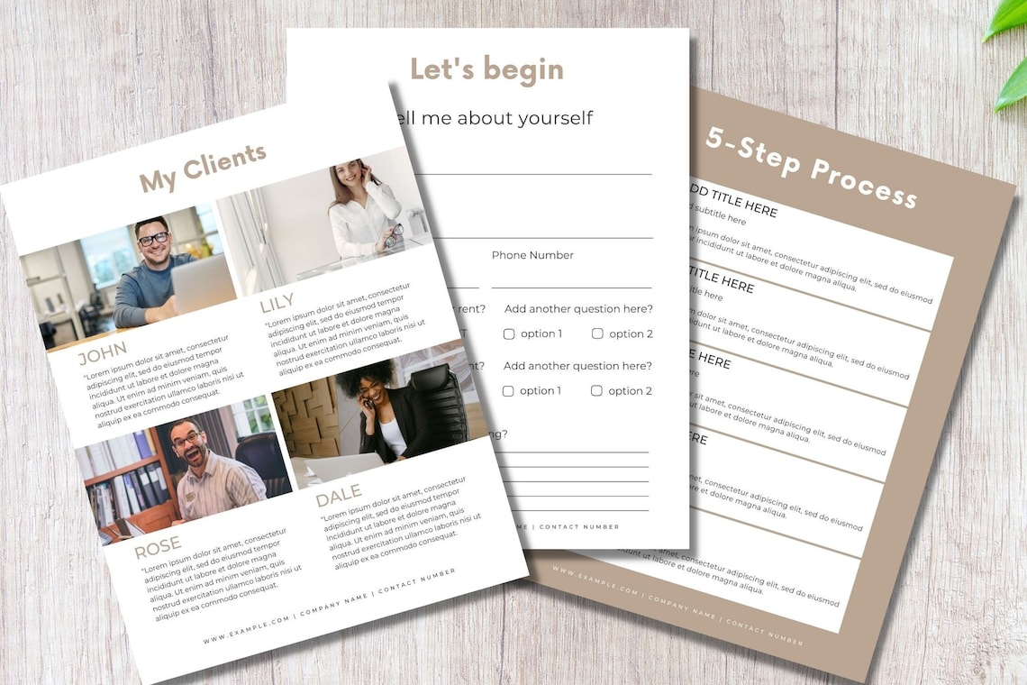 New Client Welcome Packet, Client Welcome Packet Template, New Client ...