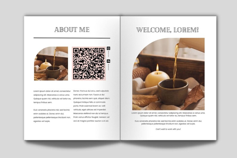 Editable Client Welcome Packet Template, Canva Editable Virtual ...