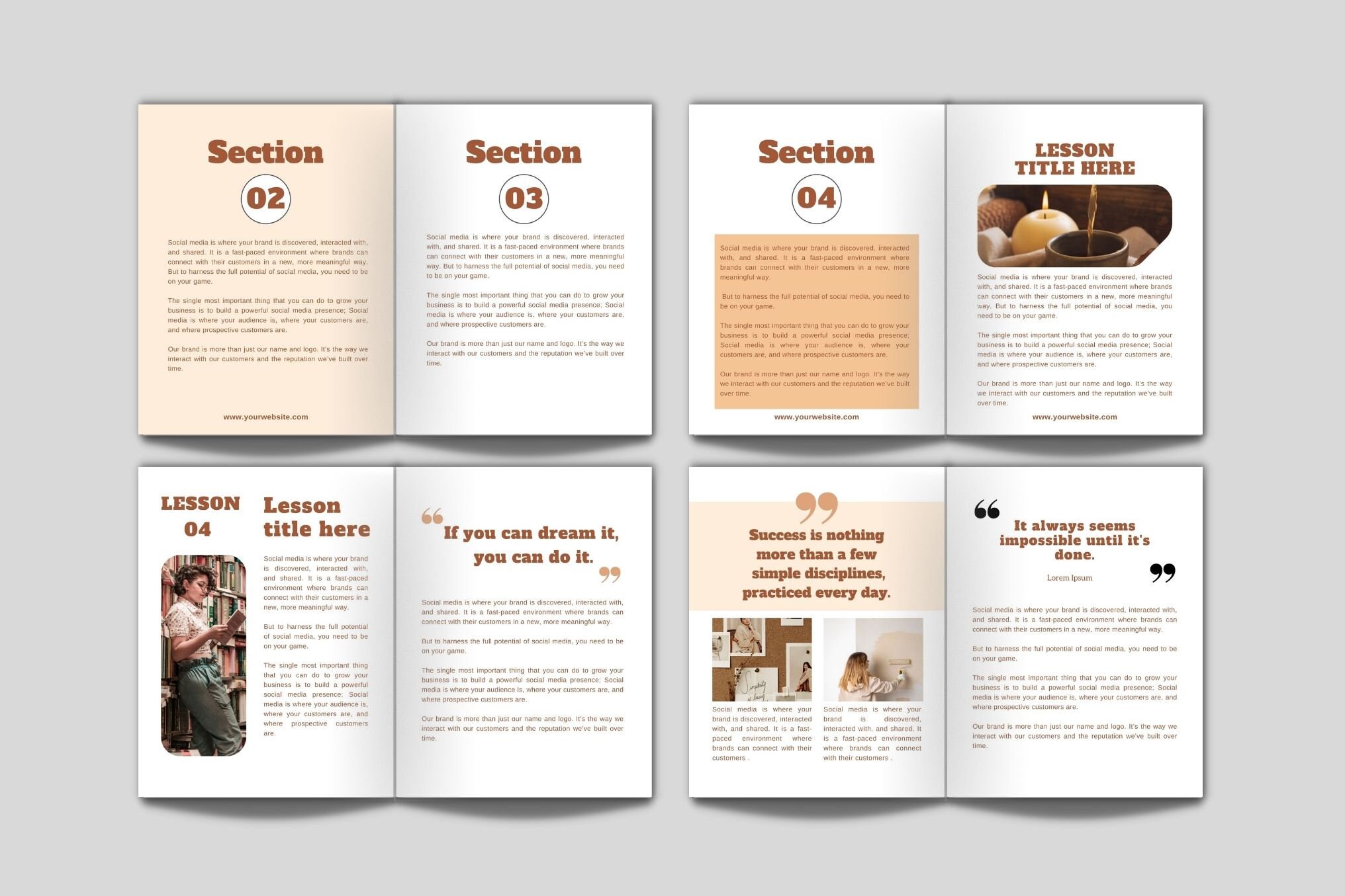 Canva Workbook Template | Canva Journal Magazine Workbook Ebook ...