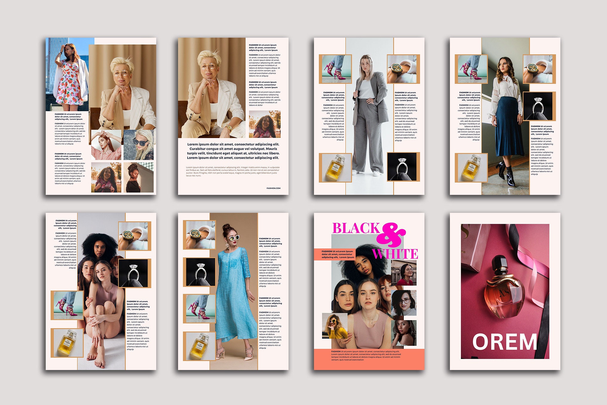 Editable Modern Product Catalog & Line Sheet Templates, Editable ...