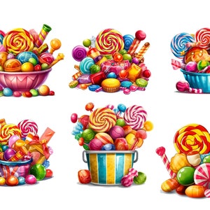 Lollipop Clipart | Candy Graphics | Food Clipart | Candy Svg | Sweets ...