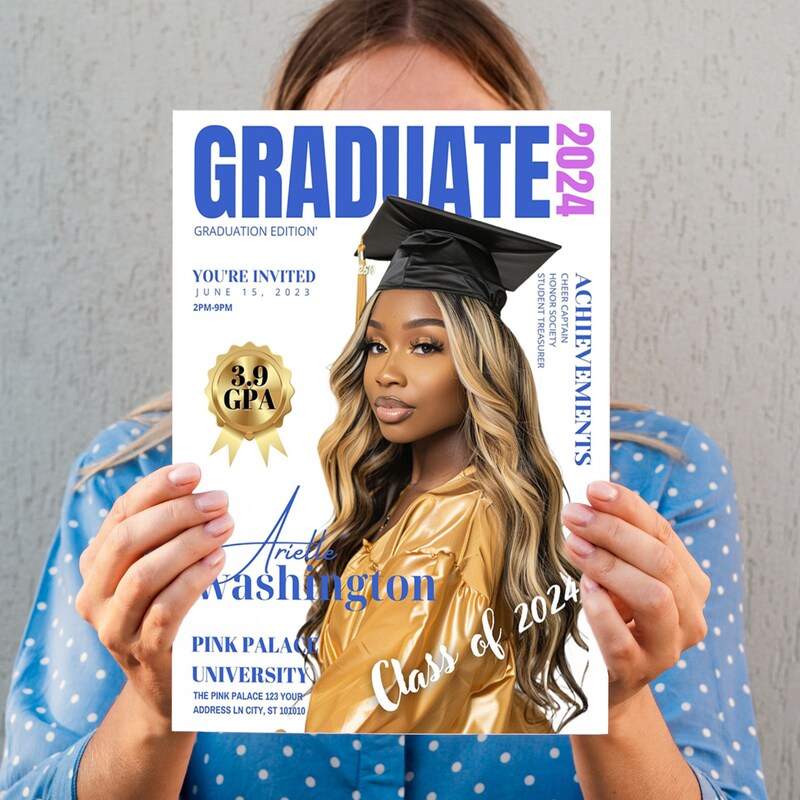 Magazine Invitation - Etsy