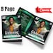 8 Page Green Funeral Program Template, Canva Funeral Booklet Template ...