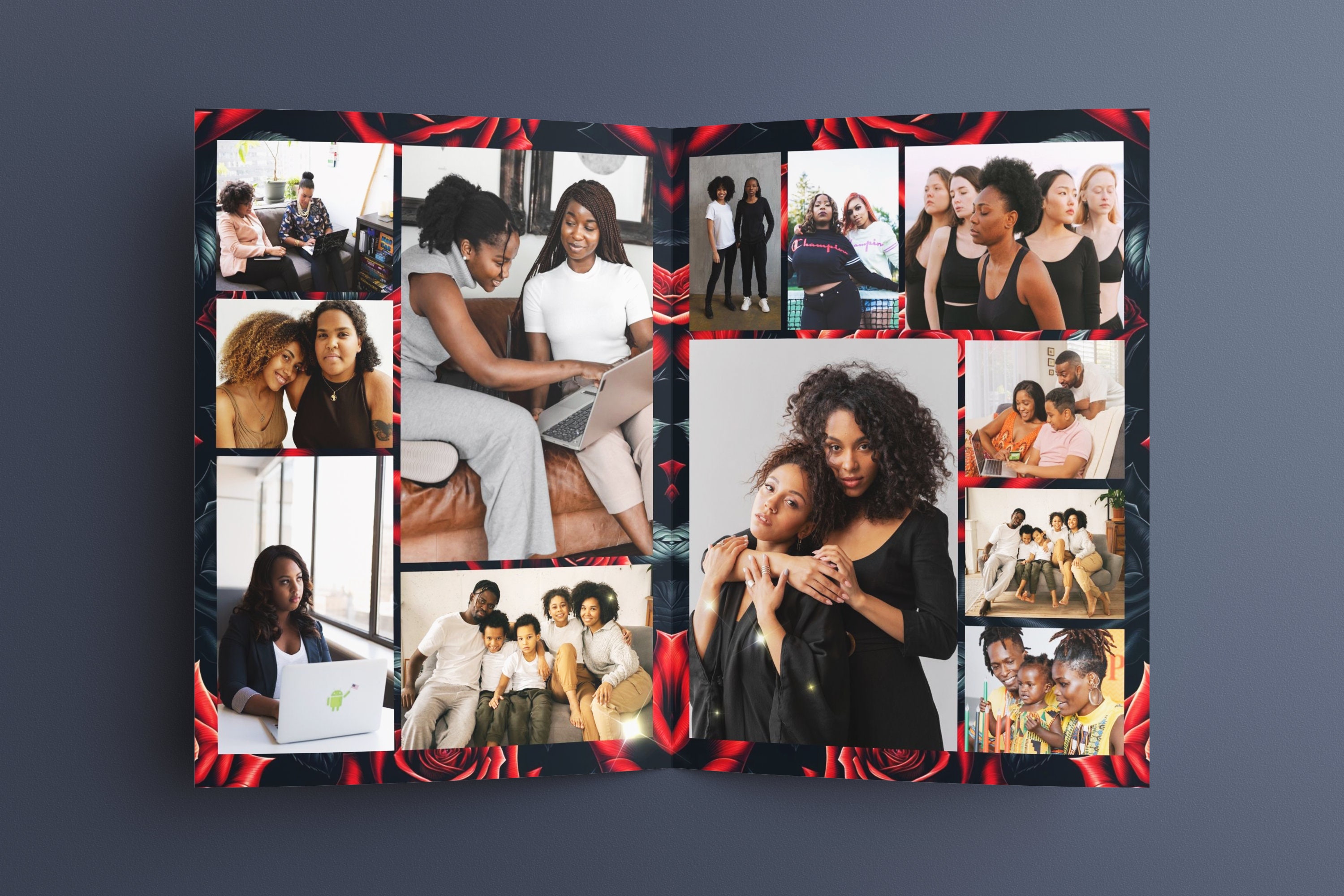 Printable Memorial Booklet 8 Pages, Elegant Memorial Program, Funeral ...