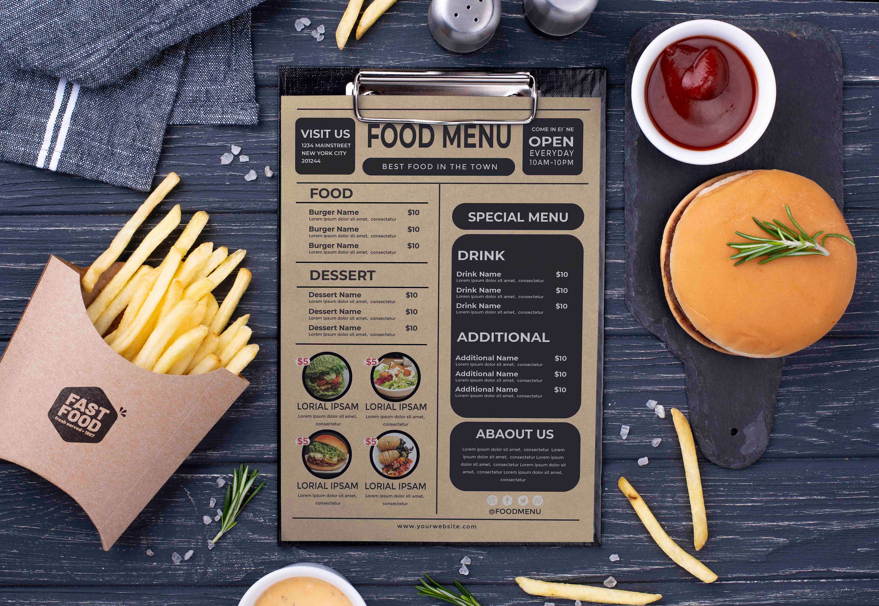 Food Menu,food Menu Template,restaurant Menu,catering Menu,bar Menu ...