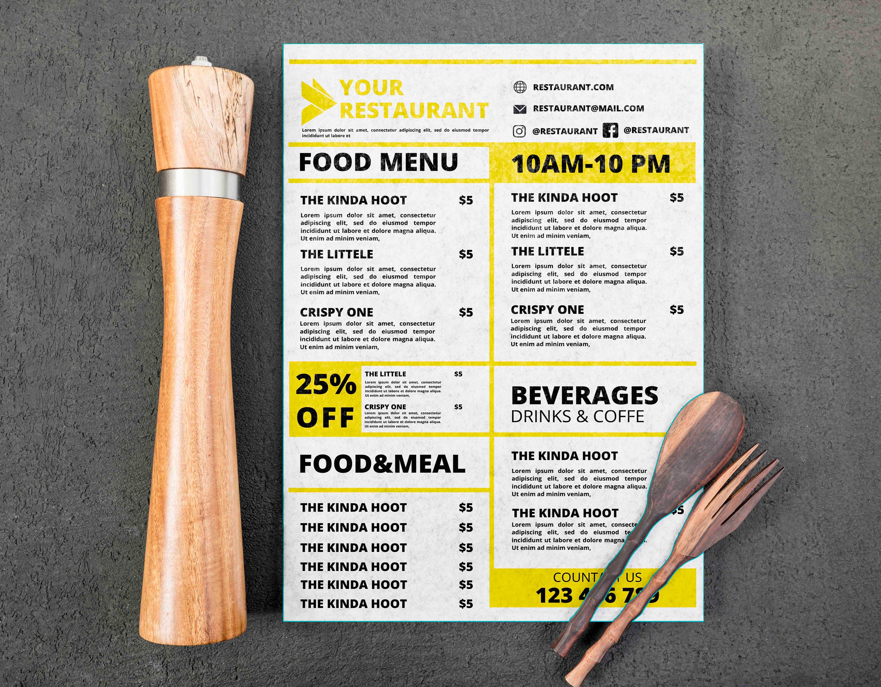 Canva Food Menu Template,menu Template,food Menu,canva Templat,recipe ...