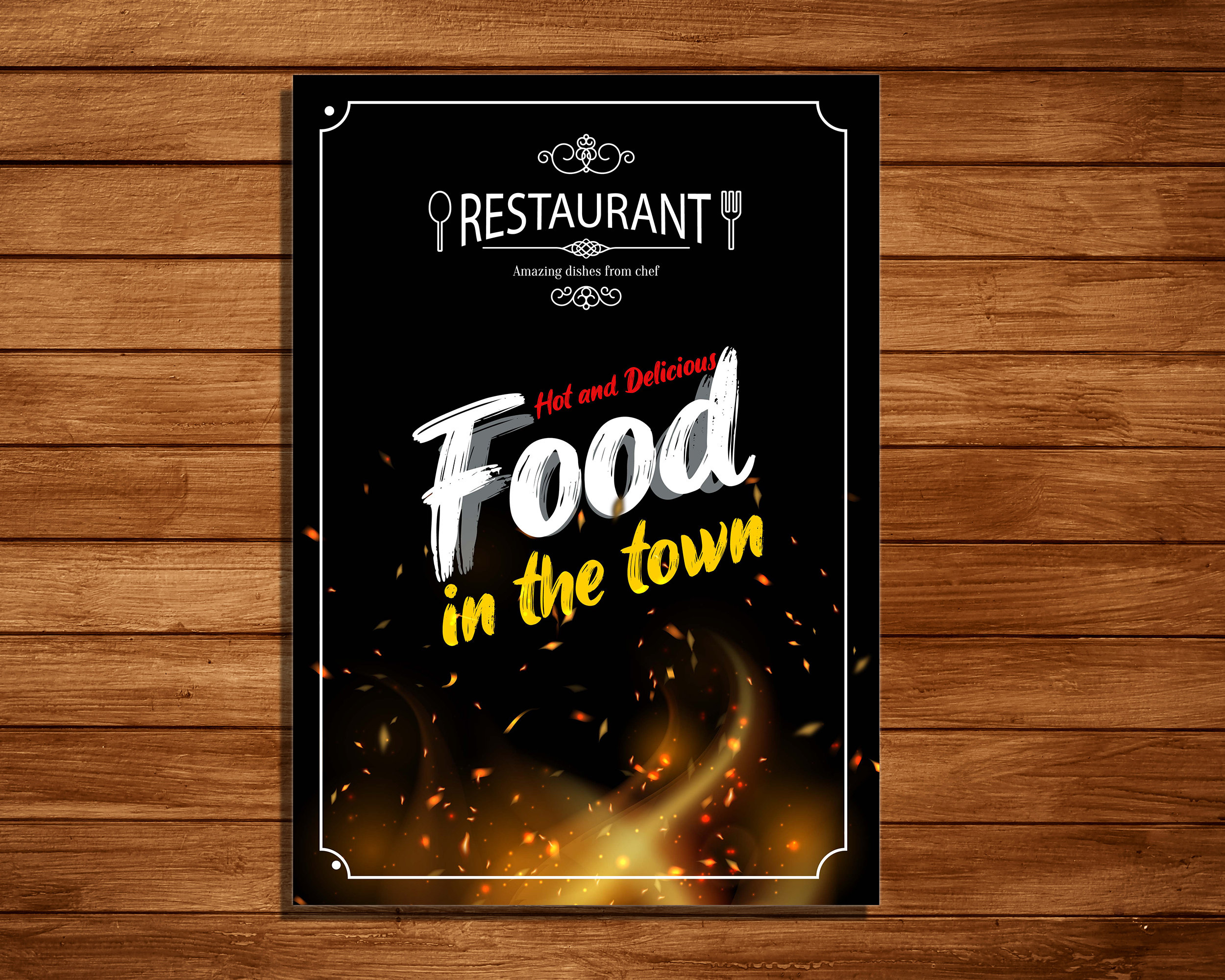 Restaurant Poster Design Inspiration