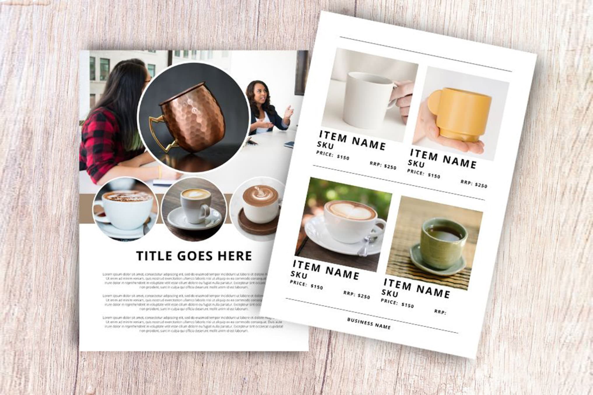 Editable Wholesale Line Sheet Template, Line Sheet for Wholesale Price ...