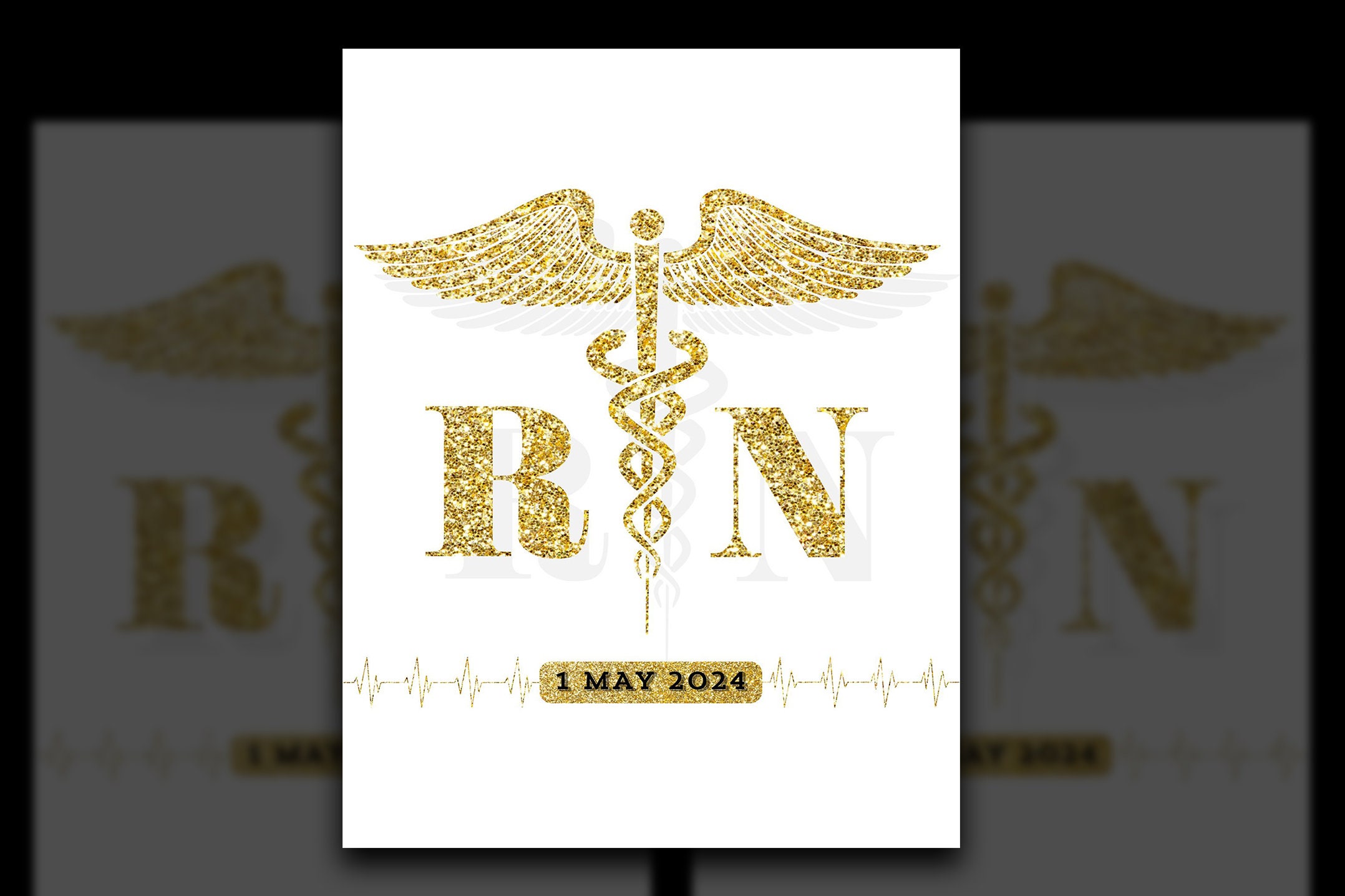 Nurse Graduation Party Invitation | Rn Graduation Invitation | Nursing ...