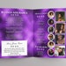 Magazine Style Purple Obituary Template (8 Pages) Purple Style Funeral ...