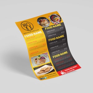 Food Menu Template,menu Template,restaurant menu Template,dinner menu ...