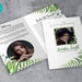 Memorial Service Template, Editable Funeral Program Template - Etsy
