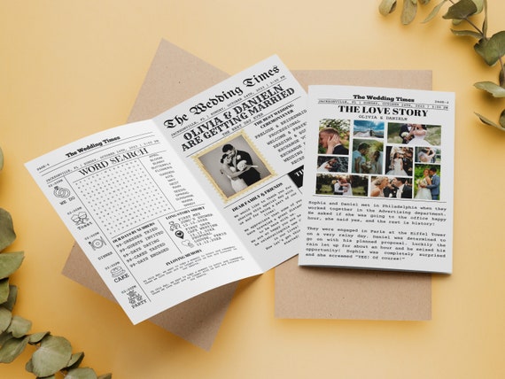 Folded Newspaper Template