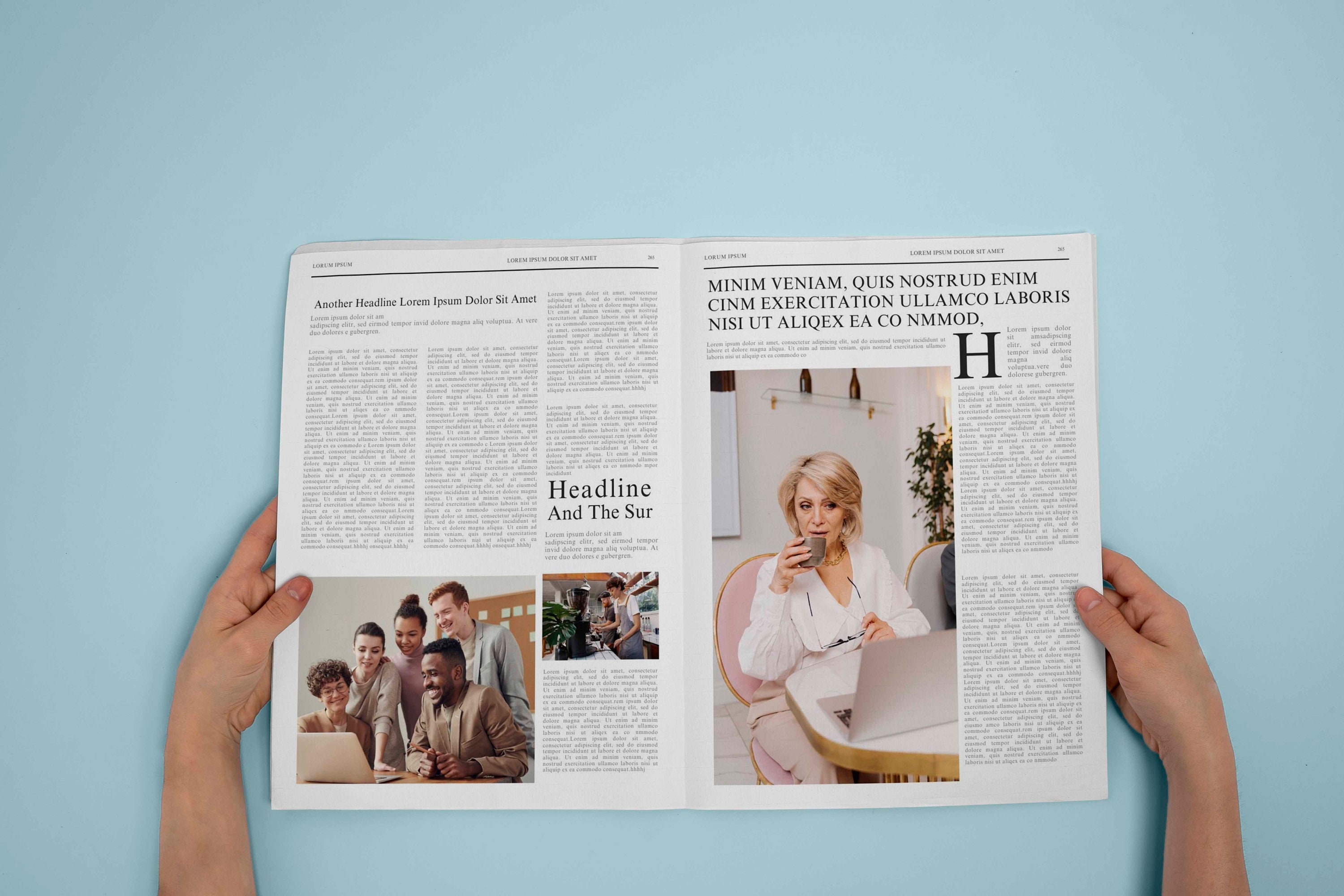 Business Newspaper Canva Template, Canva Business Newspaper Template ...