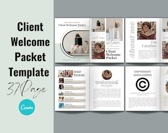 Client Welcome Packet Template client Onboarding Canva - Etsy
