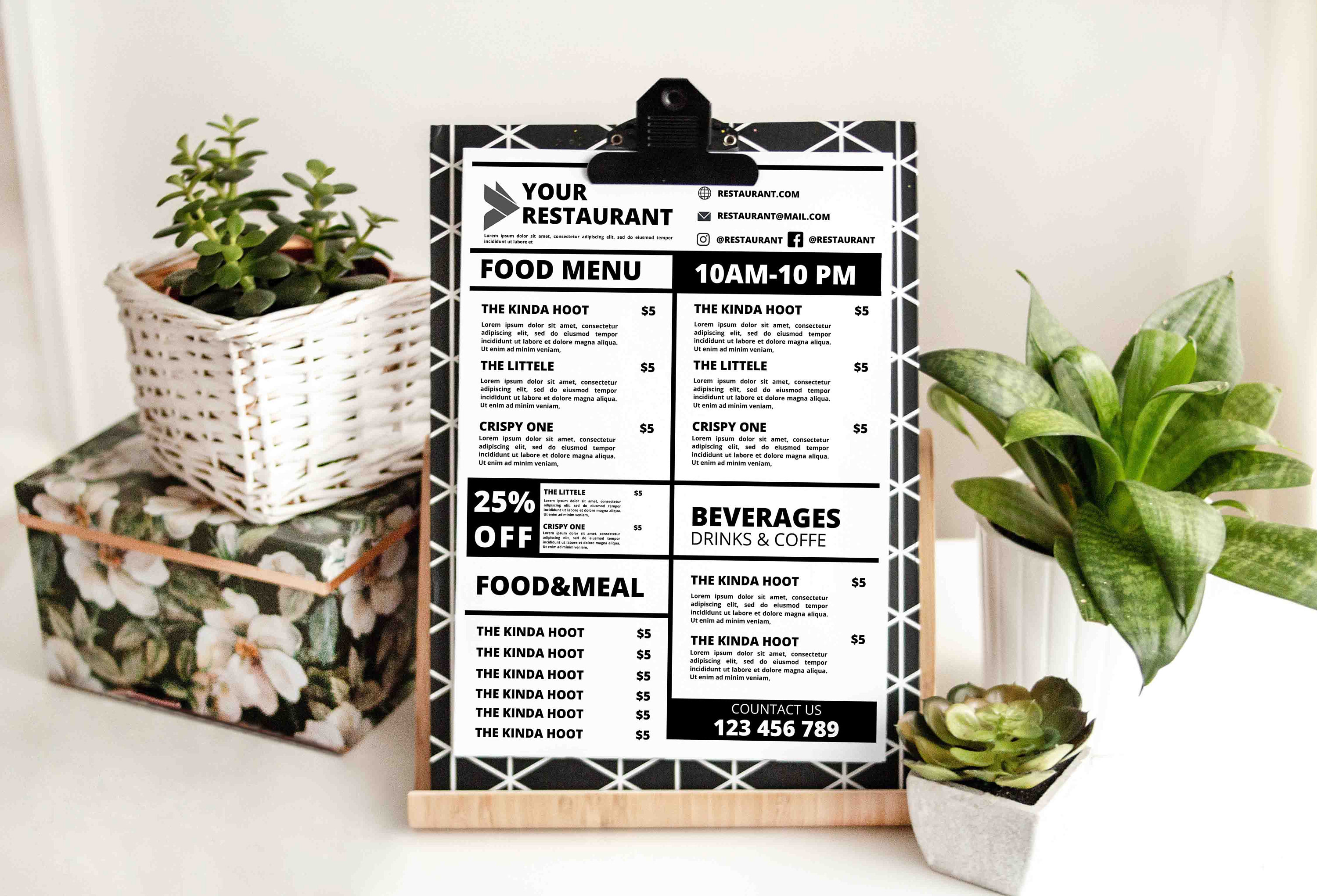 Canva Food Menu Template,menu Template,food Menu,canva Templat,recipe ...