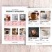 Editable Wholesale Line Sheet Template, Line Sheet for Wholesale Price ...