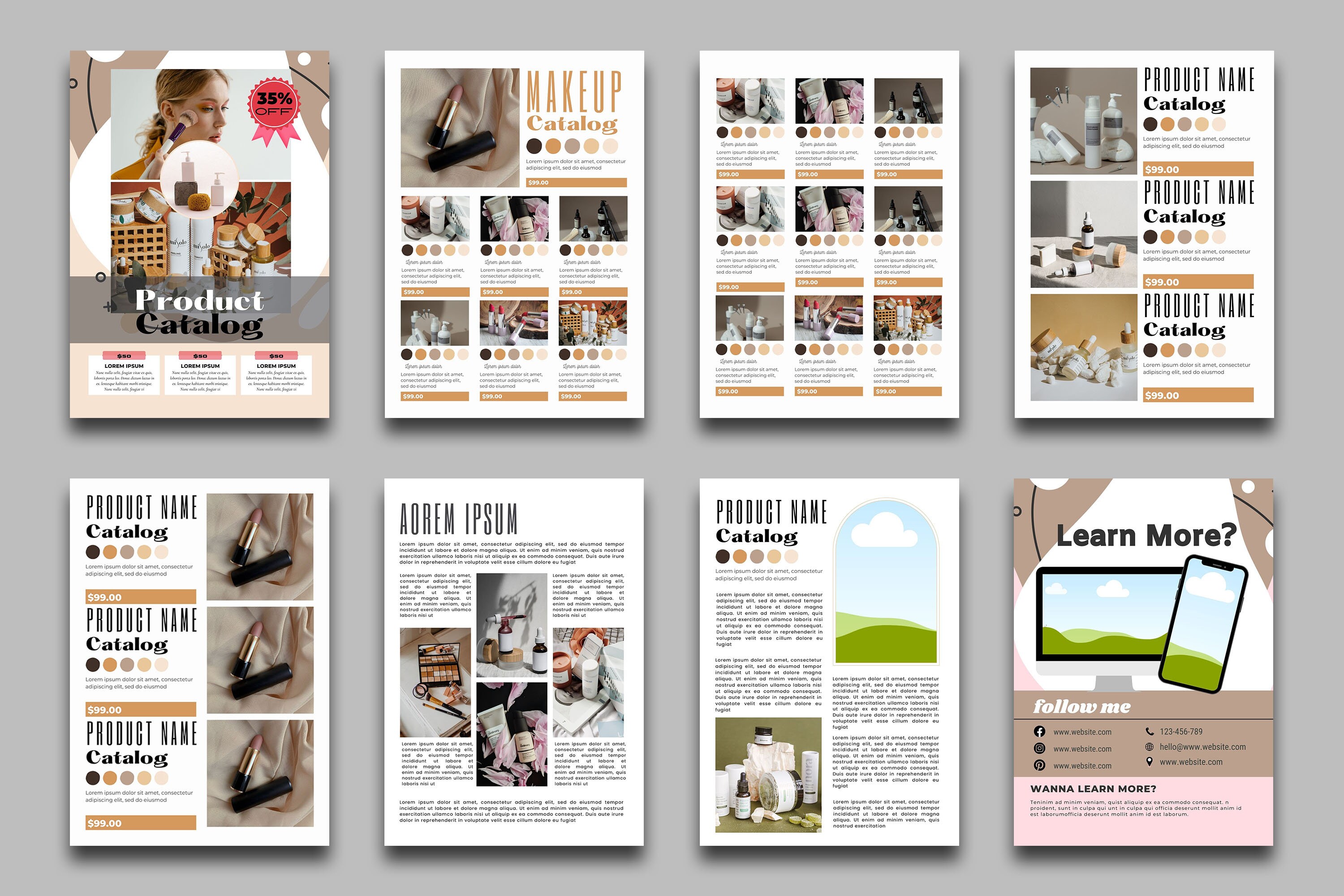 Editable Canva Line Sheet Templates, Wholesale Catalog Pricing ...