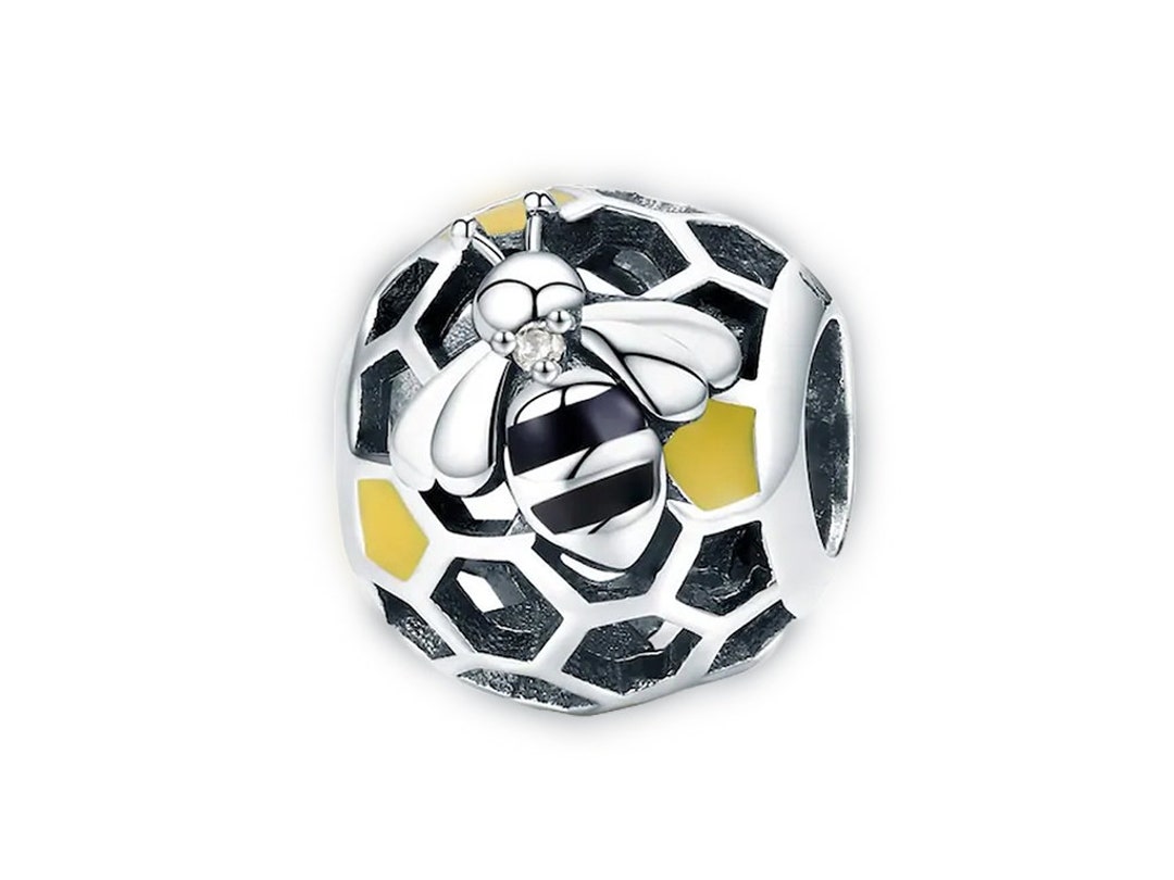 Honey Bee Bead Charm for Pandora Bracelet Necklace,100% Genuine 925 ...