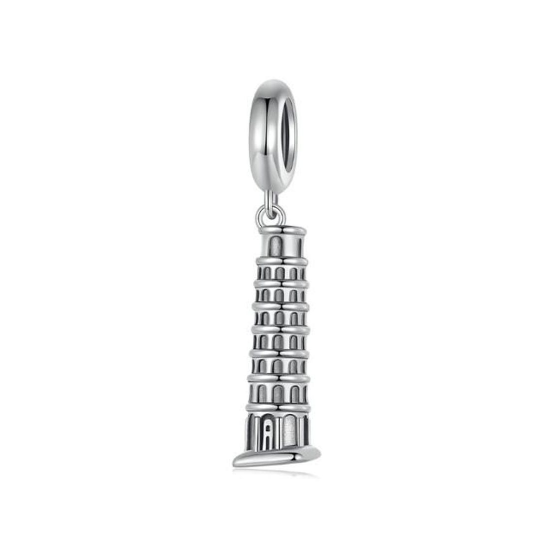 Leaning Tower of Pisa Charm for Pandora Bracelet , 100% Genuine 925 ...