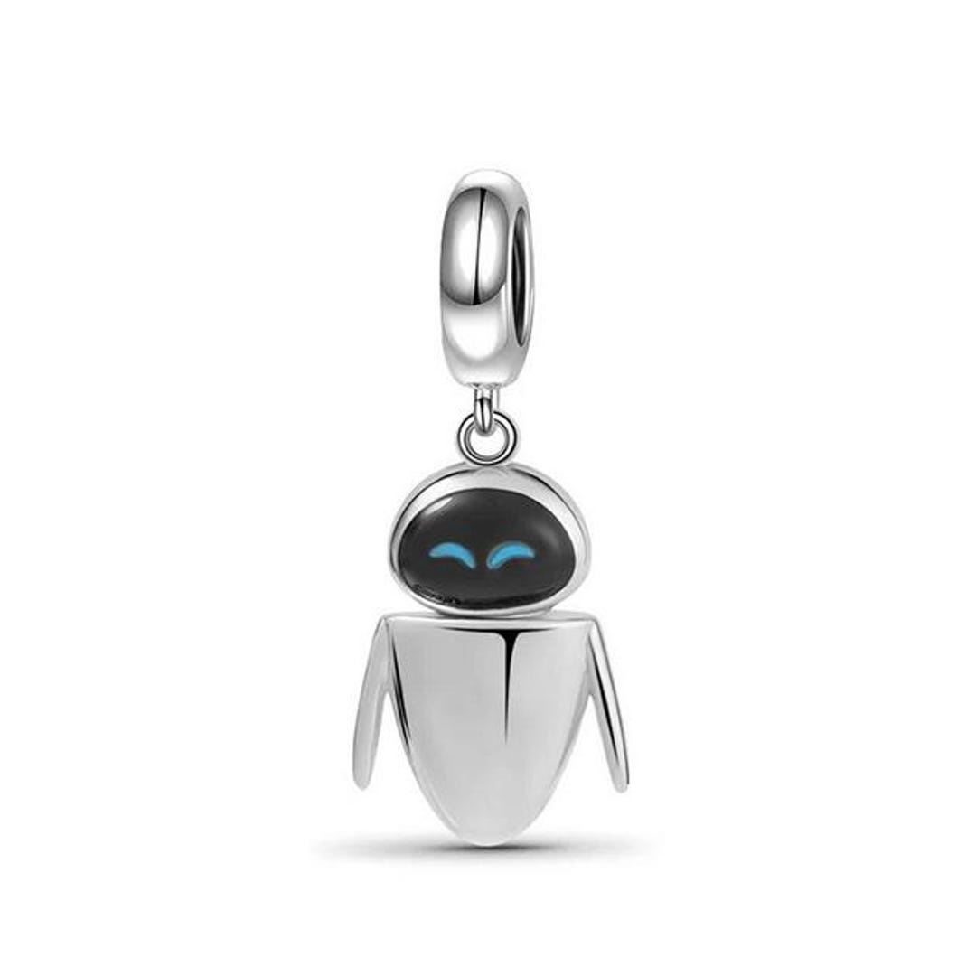 Eva Robot Charm Fit for Pandora Bracelet , 100% Genuine 925 Sterling ...