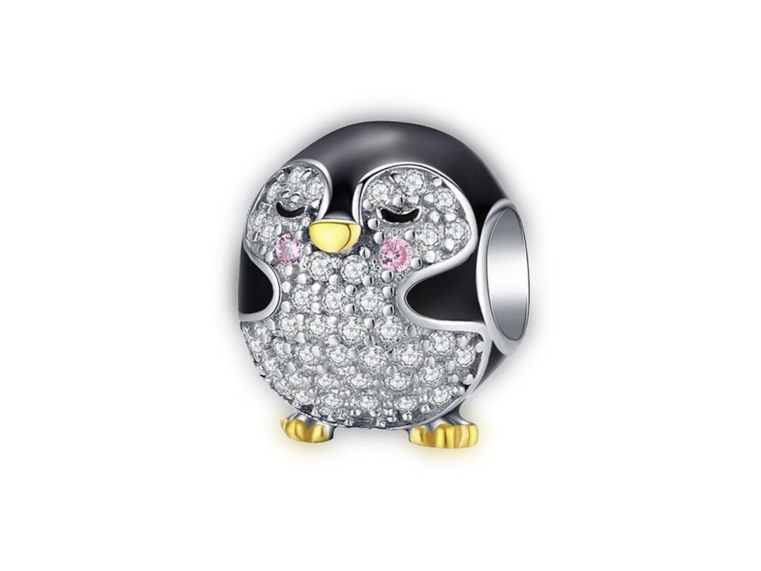 Penguin Charm for Pandora Bracelet Necklace,100% Genuine 925 Sterling ...