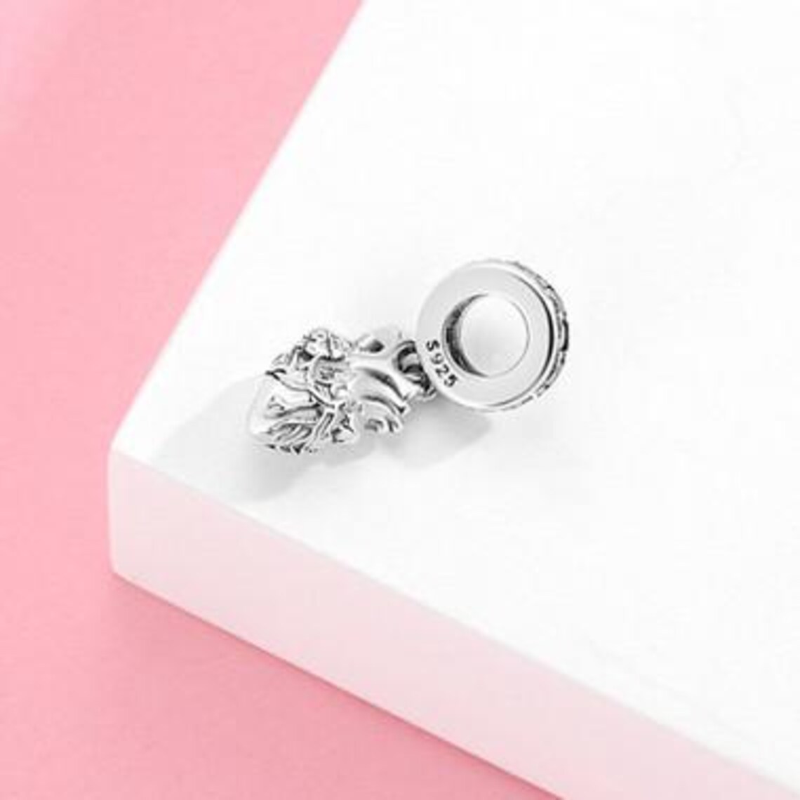 Anatomical Heart Organ Dangle Pendant Charm Fit for Pandora Bracelet ...