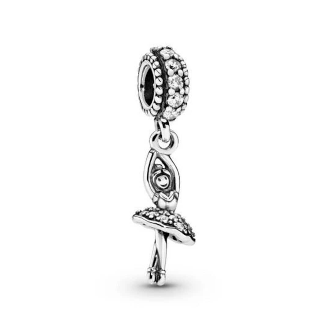 Dancing Ballerina Dangle Charm Fit for Pandora Bracelet , 100% Genuine ...