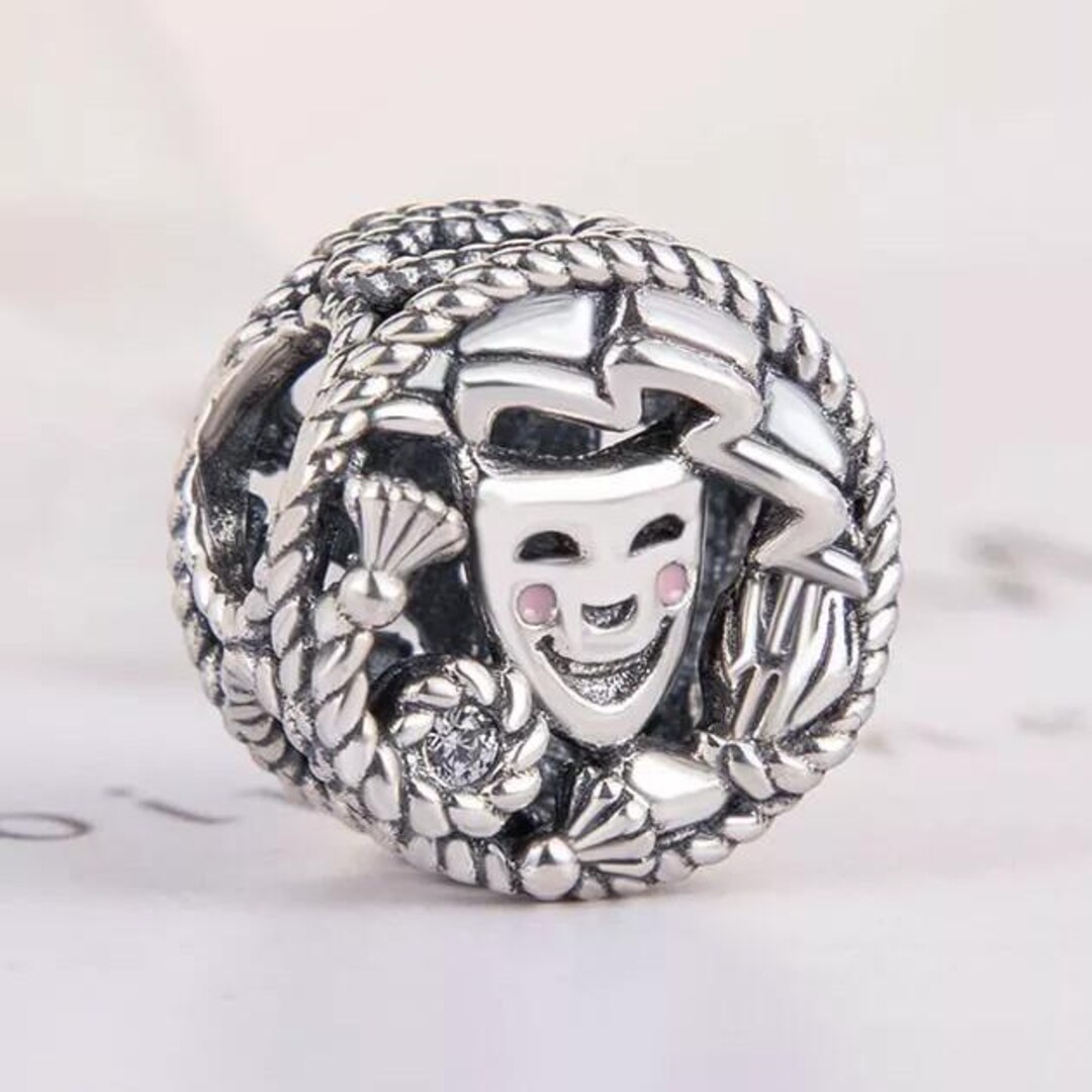 Comedy and Tragedy Drama Masks Charm Fit for Pandora Bracelet , 100% ...