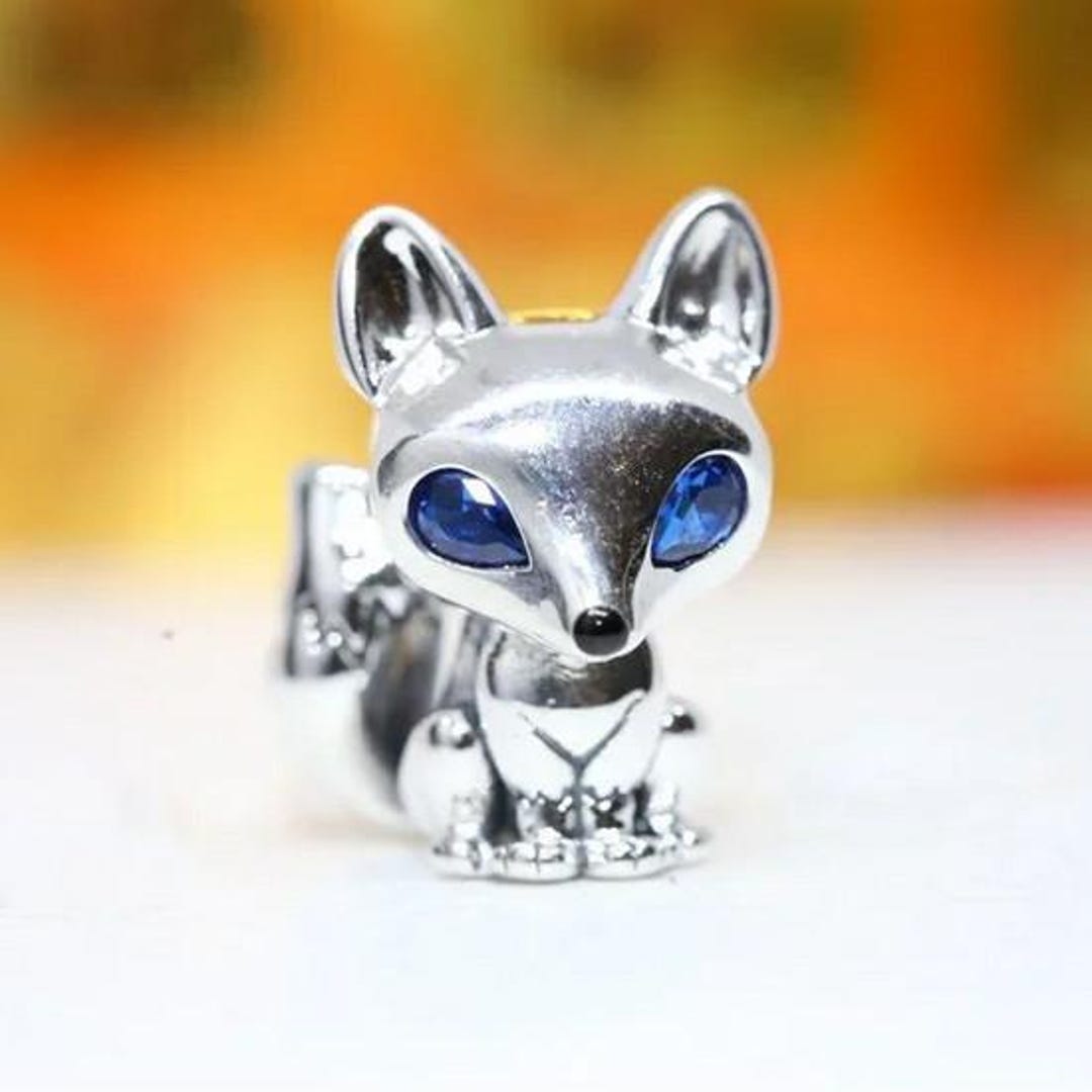 Fox Charm Fit for Pandora Bracelet , 100% Genuine 925 Sterling Silver ...
