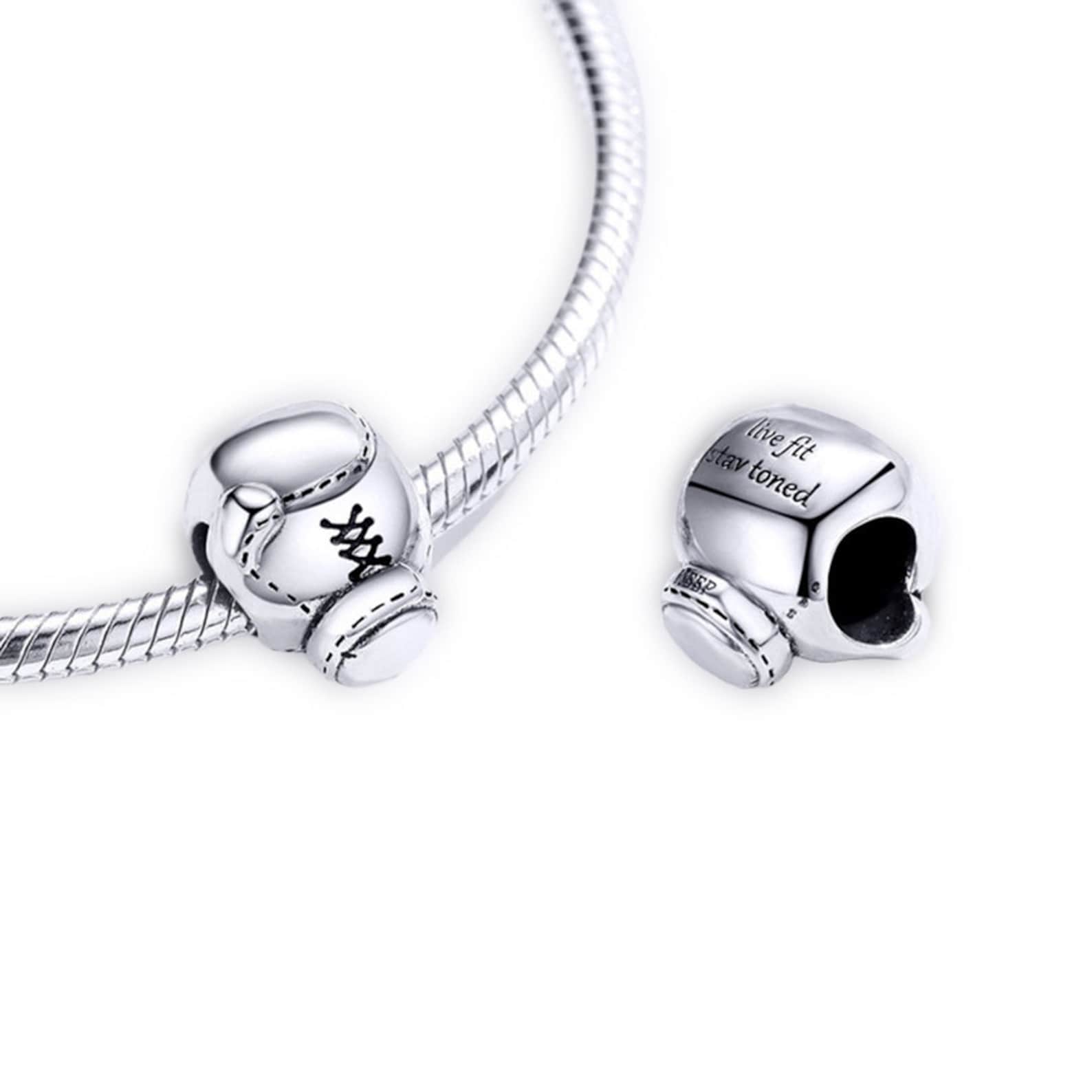 Boxing Gloves Charm for Pandora Bracelet Necklace,100% Genuine 925 ...