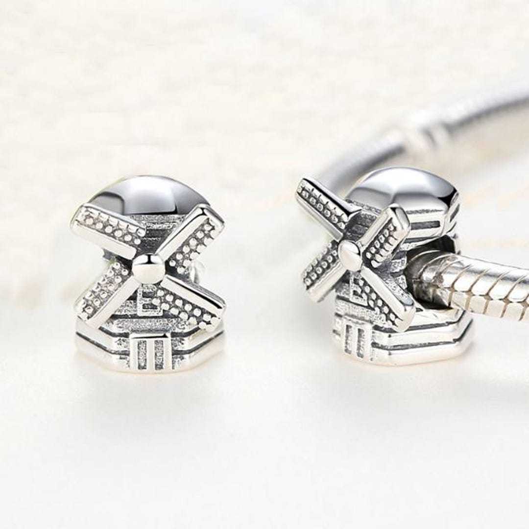 Windmill Charm Fit for Pandora Bracelet , 100% Genuine 925 Sterling ...