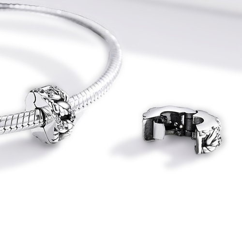 Chain Clip Spacer Charm for Pandora Bracelet Necklace,100% Genuine 925 ...