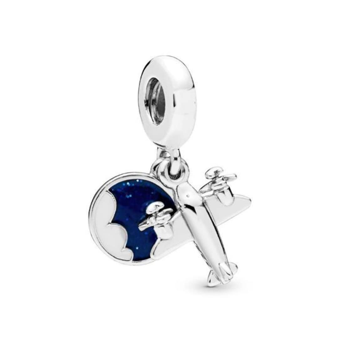 Propeller Airplane Charm Fit for Pandora Bracelet , 100% Genuine 925 ...