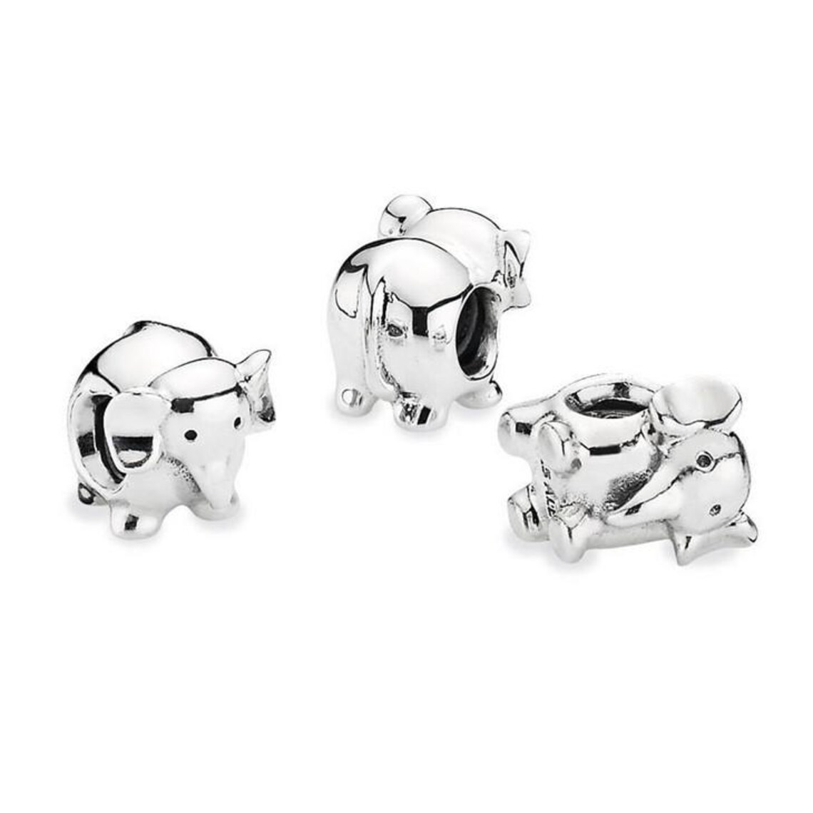 Elephant Charm Fit for Pandora Bracelet , 100% Genuine 925 Sterling ...