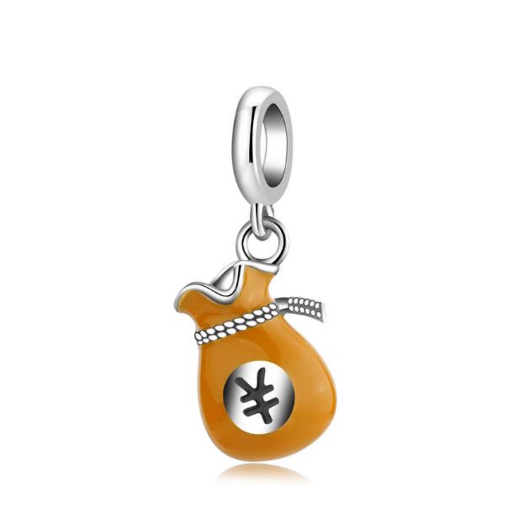 Money Bag Charm Fit for Pandora Bracelet , 100% Genuine 925 Sterling ...