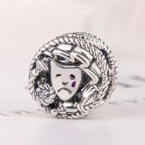 Comedy and Tragedy Drama Masks Charm Fit for Pandora Bracelet , 100% ...