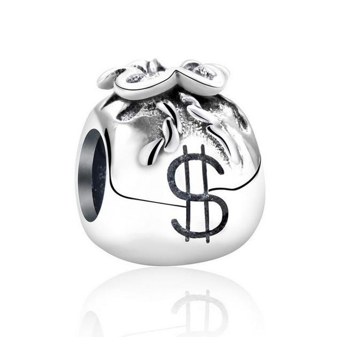 Dollar Pocket Money Bag Charm Fit for Pandora Bracelet , 100% Genuine ...