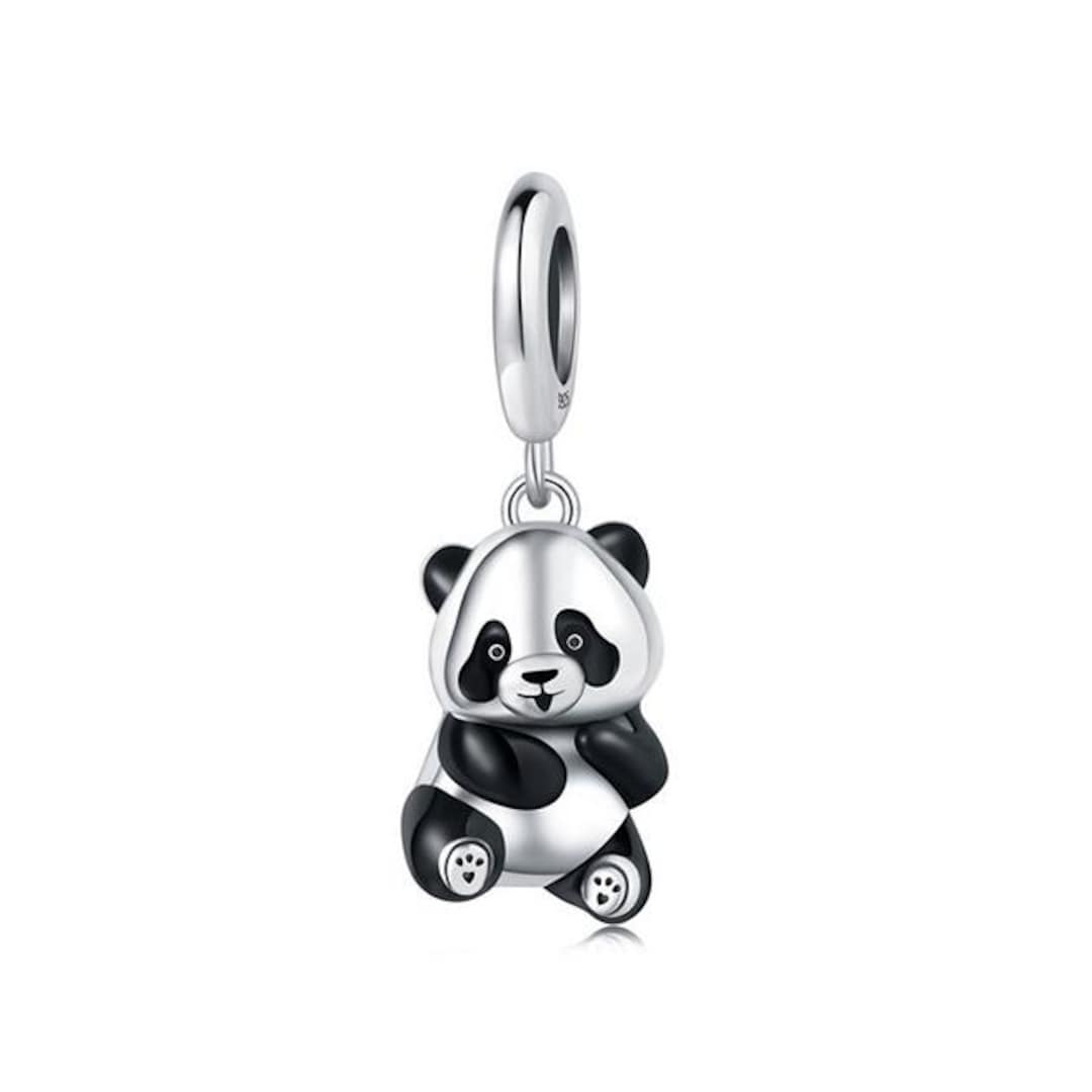 Panda Charm Fit for Pandora Bracelet , 100% Genuine 925 Sterling Silver ...