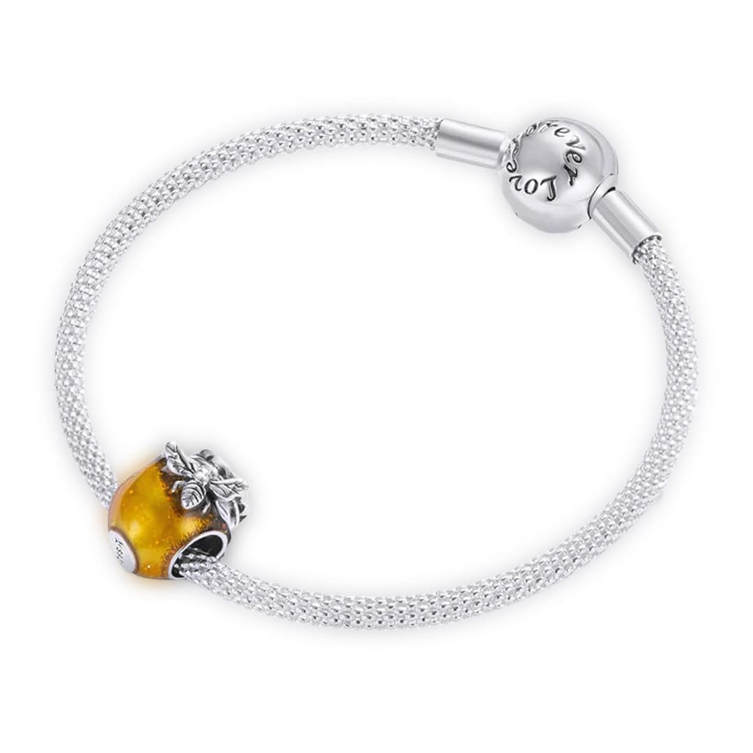 Honey Jar Charm for Pandora Bracelet Necklace,100% Genuine 925 Sterling ...