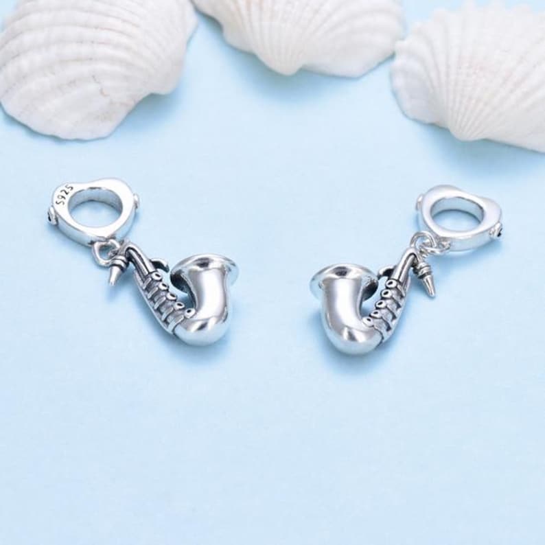 Saxophone Charm Sax Charm Music Charm Fit for Pandora Bracelet , 100% ...