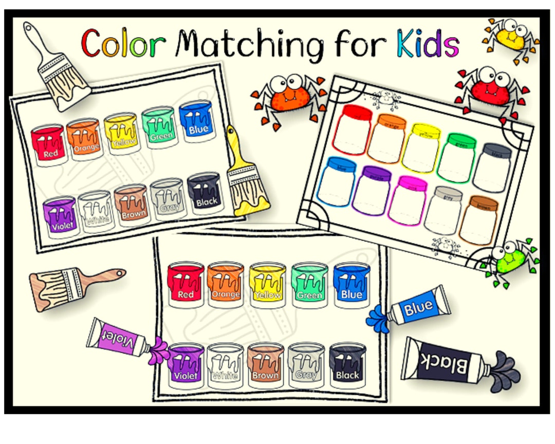 Color Sorting Printable | Preschool Activity Pages | Homeschool ...