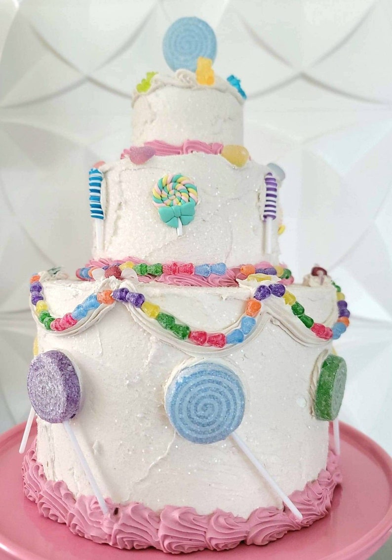 Candy Themed Fake Food Prop Cake. Display Cake for Photo Shoot - Etsy