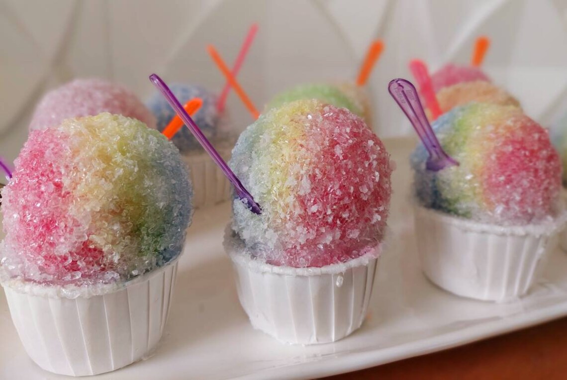 Fake Hyper Realistic Snow Cones. Set of 3 your Choice of - Etsy