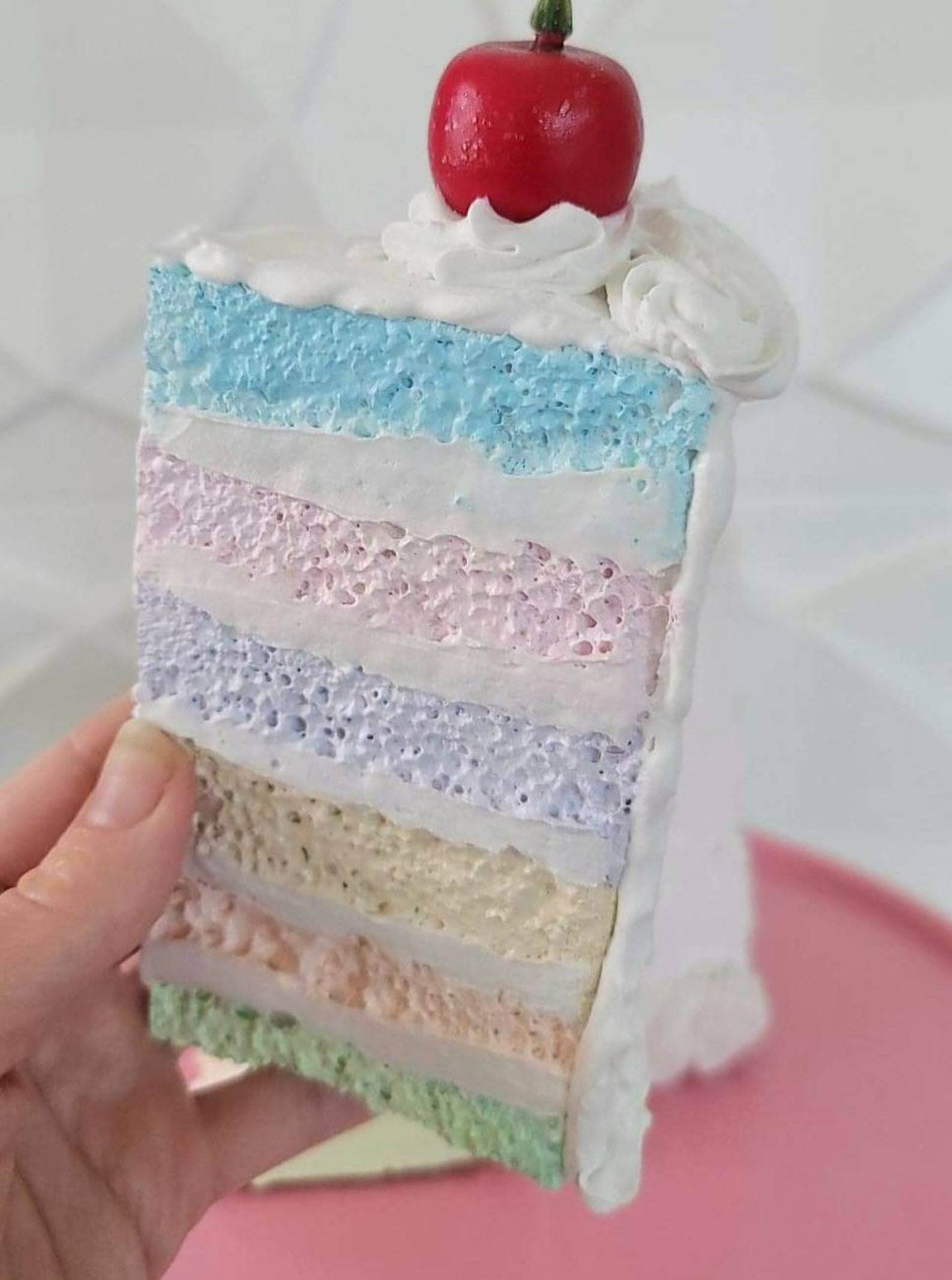 Pastel Fake Cake Slices. Faux Cake Food Prop for Holiday or - Etsy